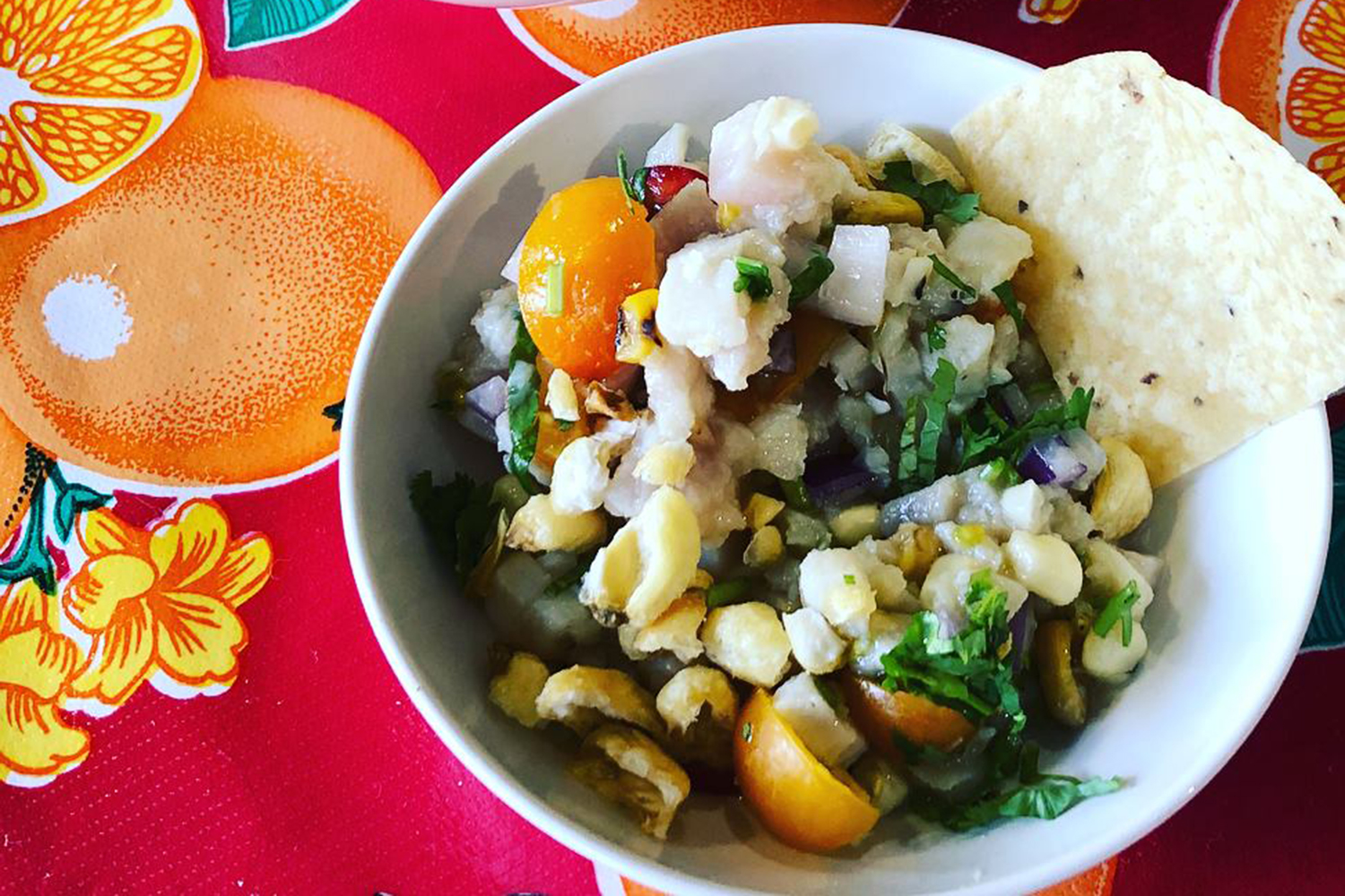 Ceviche with Plums and Ginger : Foodwise