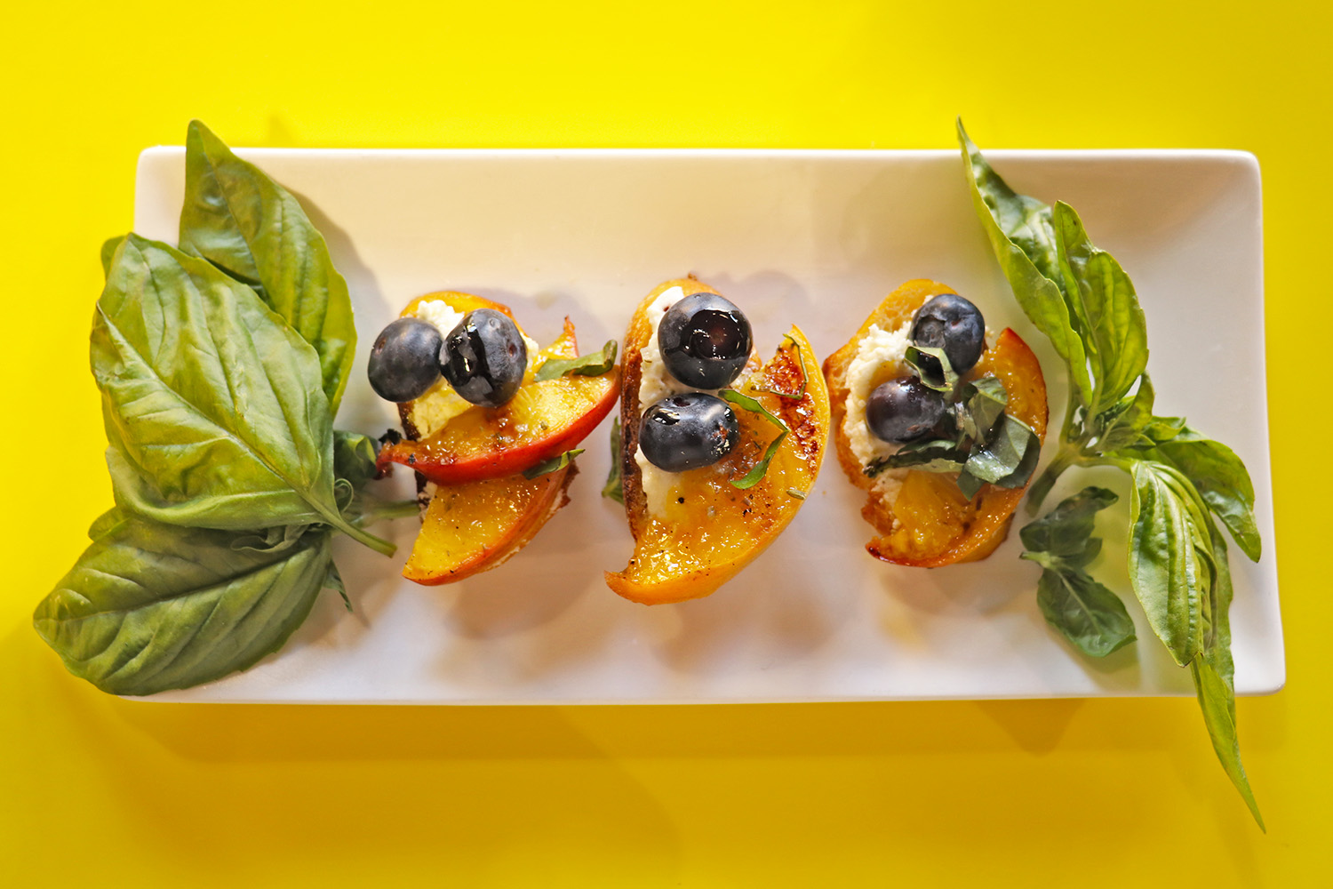 Summer Blueberry and Stone Fruit Crostini : Foodwise