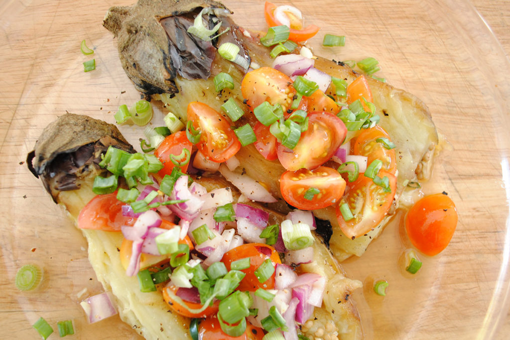 Ensaladang Talong (Filipino Eggplant Salad) : Foodwise