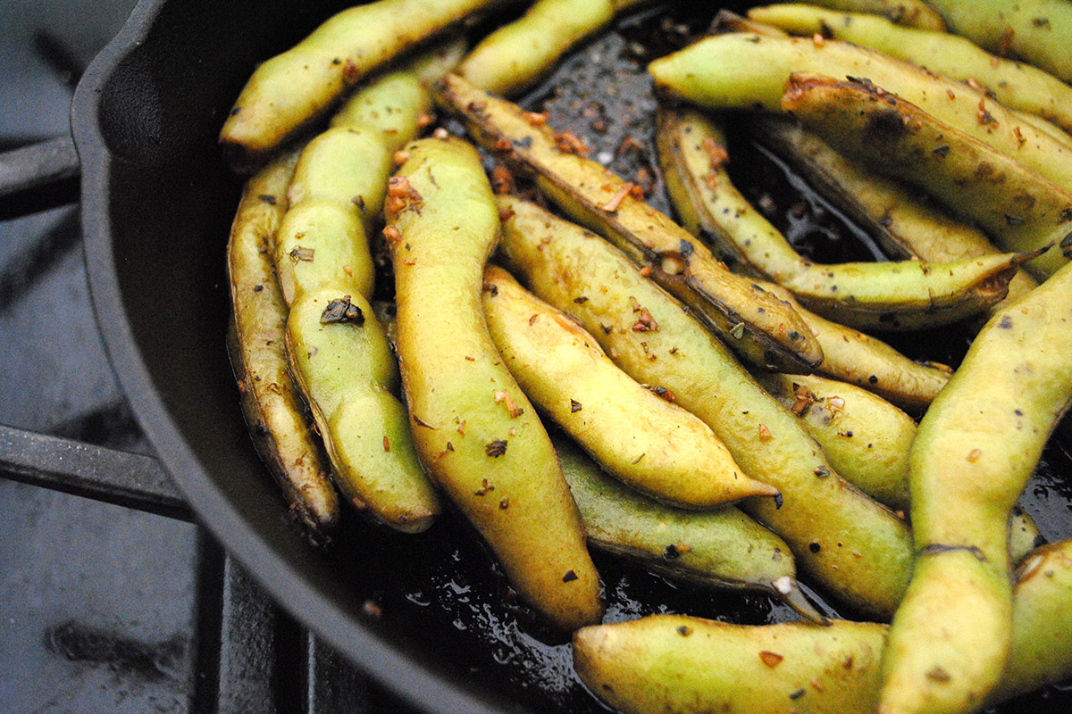 Whole Grilled Fava Beans : Foodwise