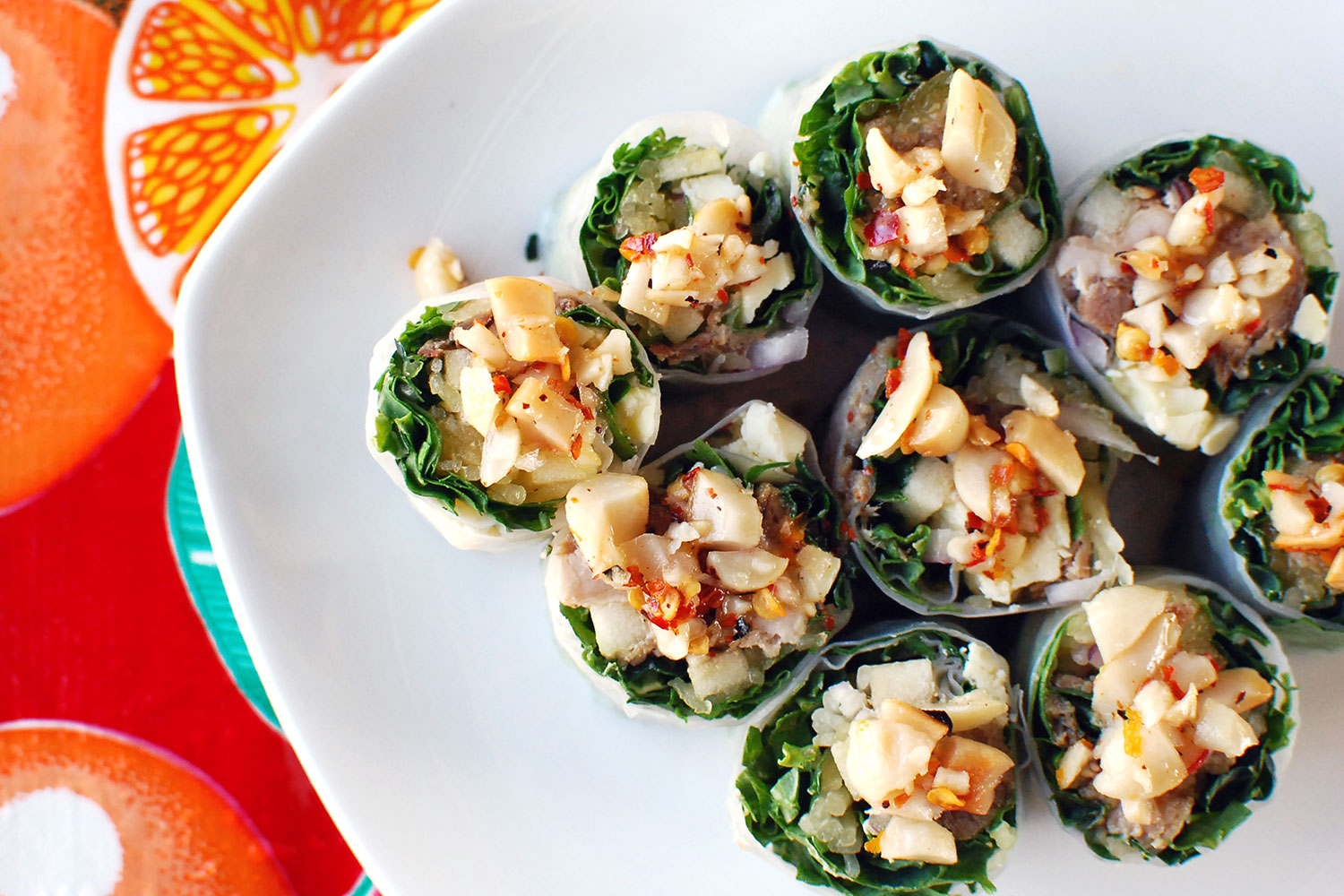 Pork Carnitas Summer Rolls with Cara Cara & Arbol Chile Nuoc Mam : Foodwise