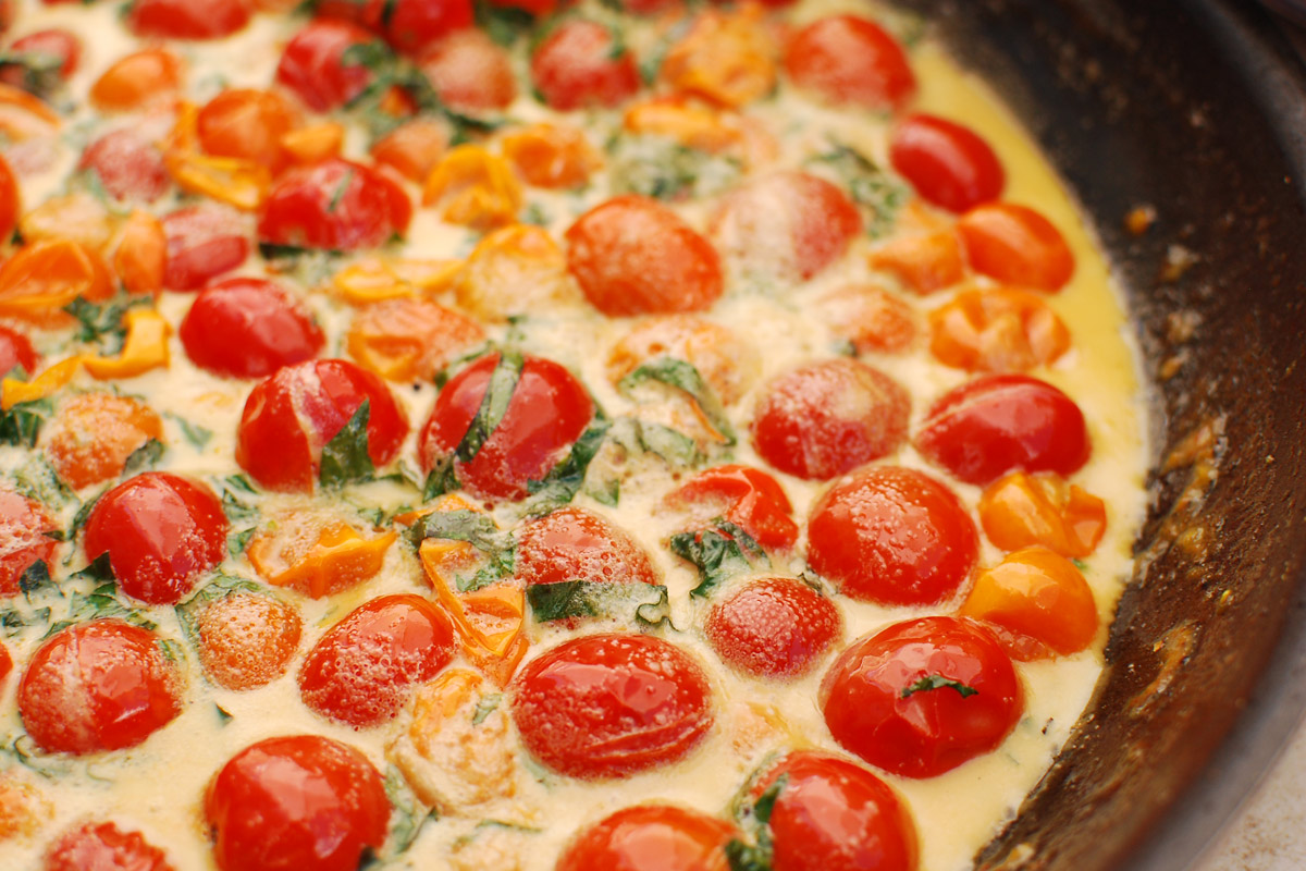 Cherry Tomatoes in Cream : Foodwise