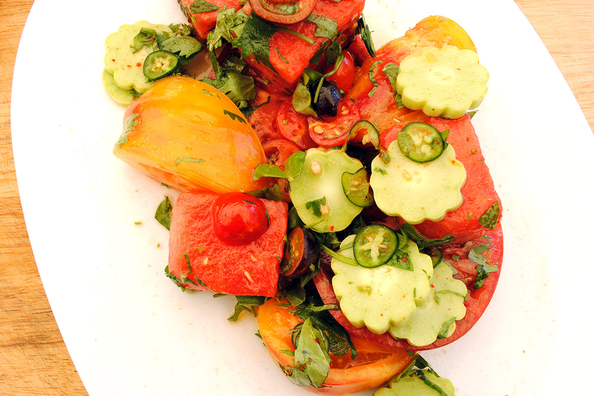 Watermelon and Tomato Salad : Foodwise