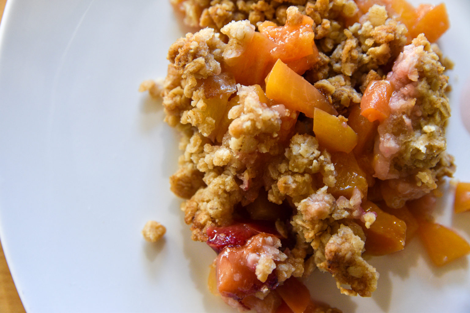 Stone Fruit Crumble : Foodwise